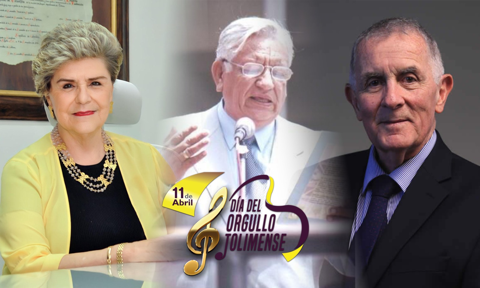 Día del Orgullo Tolimense: homenaje a Doris Morera de Castro, Carlos Gustavo Cano y Arnulfo Sánchez