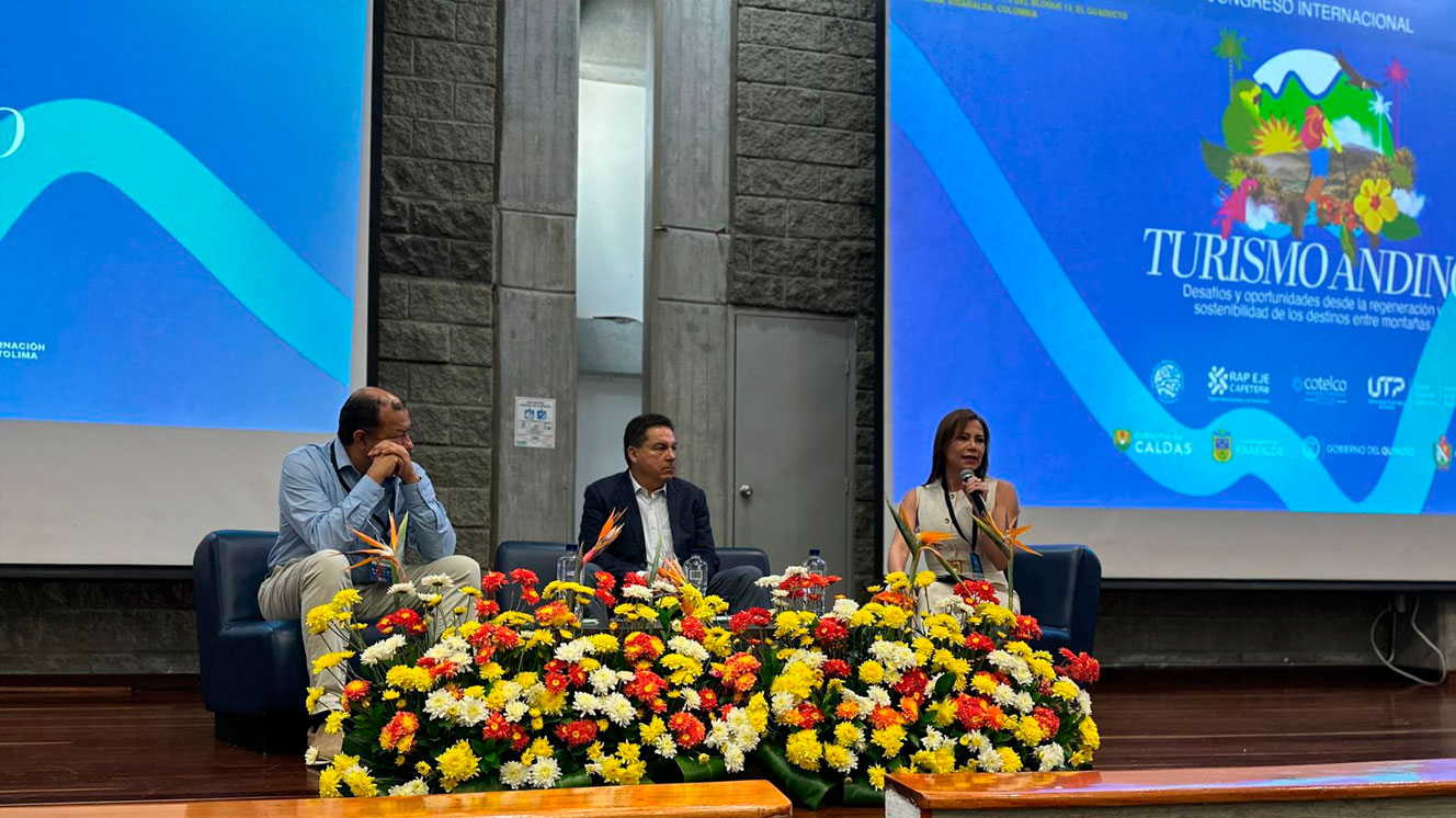 Tolima impulsa turismo regenerativo en el Congreso Andino de Turismo en Pereira