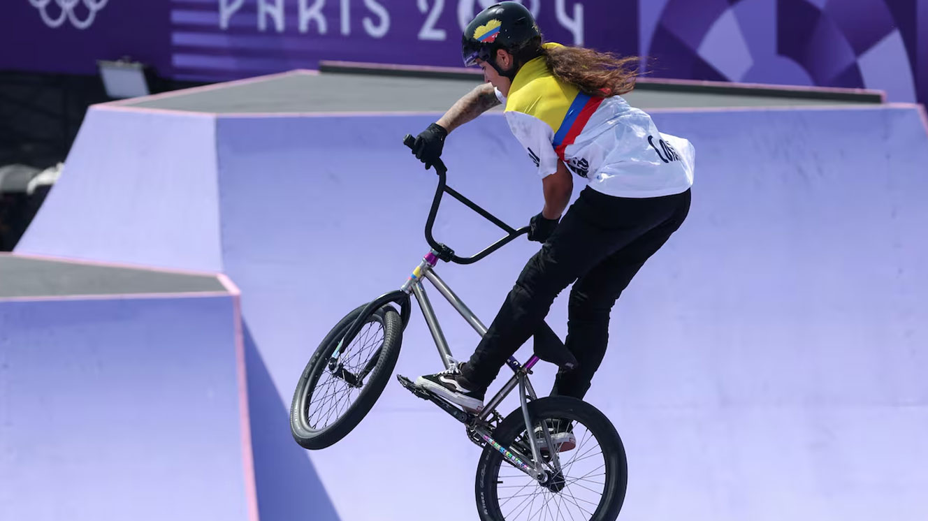Queen Saray Villegas hace historia con diploma olímpico en BMX ...