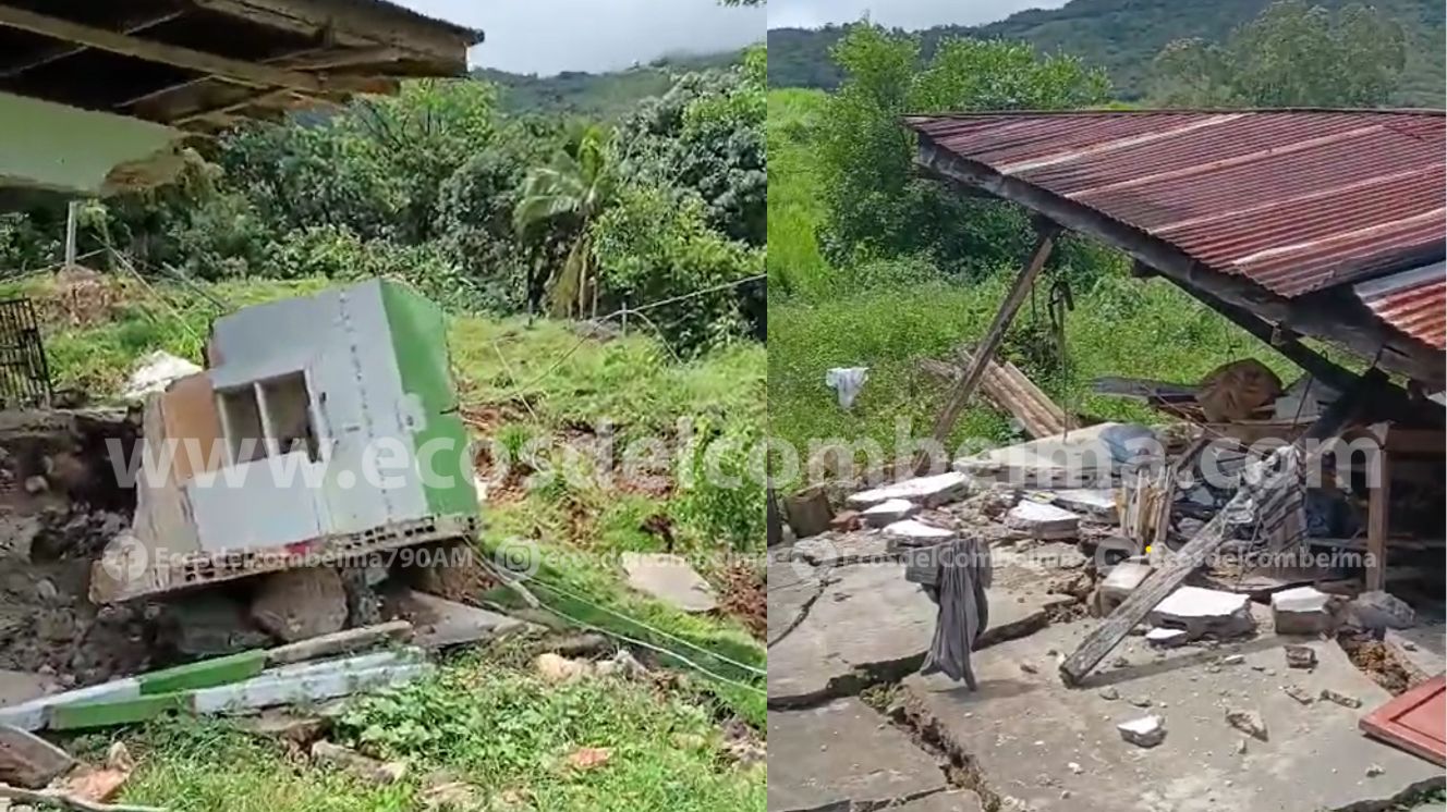 Casa se desplomó en Cunday y quedó reducida a escombros