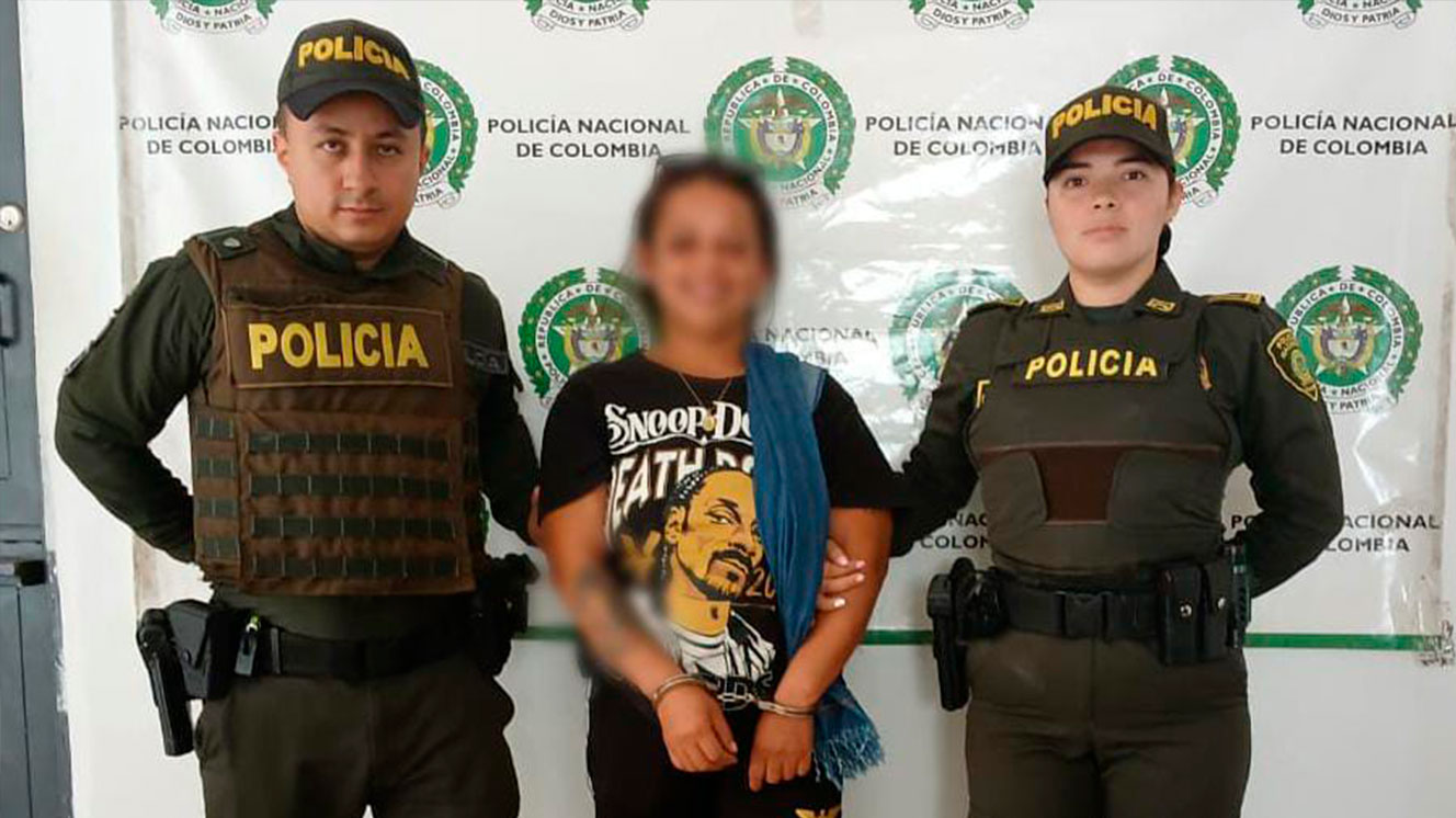 Con una gran sonrisa fue enviada a prisión alias 'Ingris', señalada ...