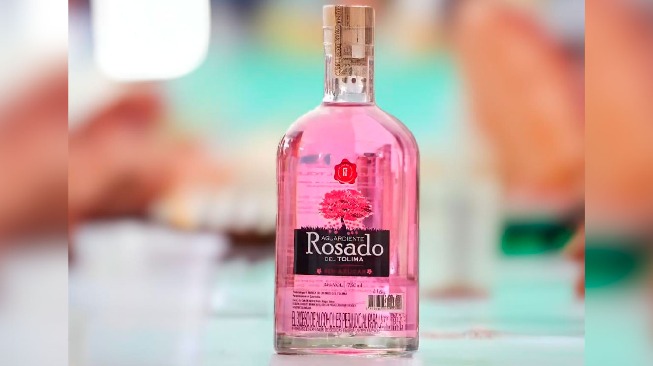 Aguardiente Rosado del Tolima sin azúcar: sabor, salud y cero guayabo