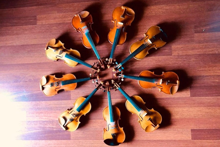 Violines hechos por estudiantes del Conservatorio del Tolima llegan al ...
