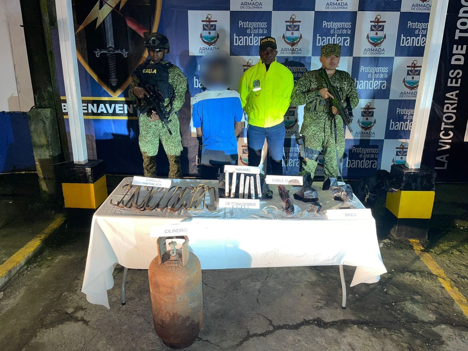 Autoridades dan duro golpe a la criminalidad y logran incautar explosivos